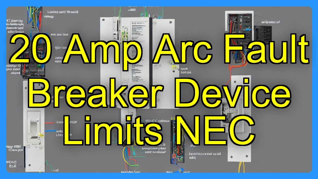 20 Amp Arc Fault Breaker Device Limits NEC - YouTube