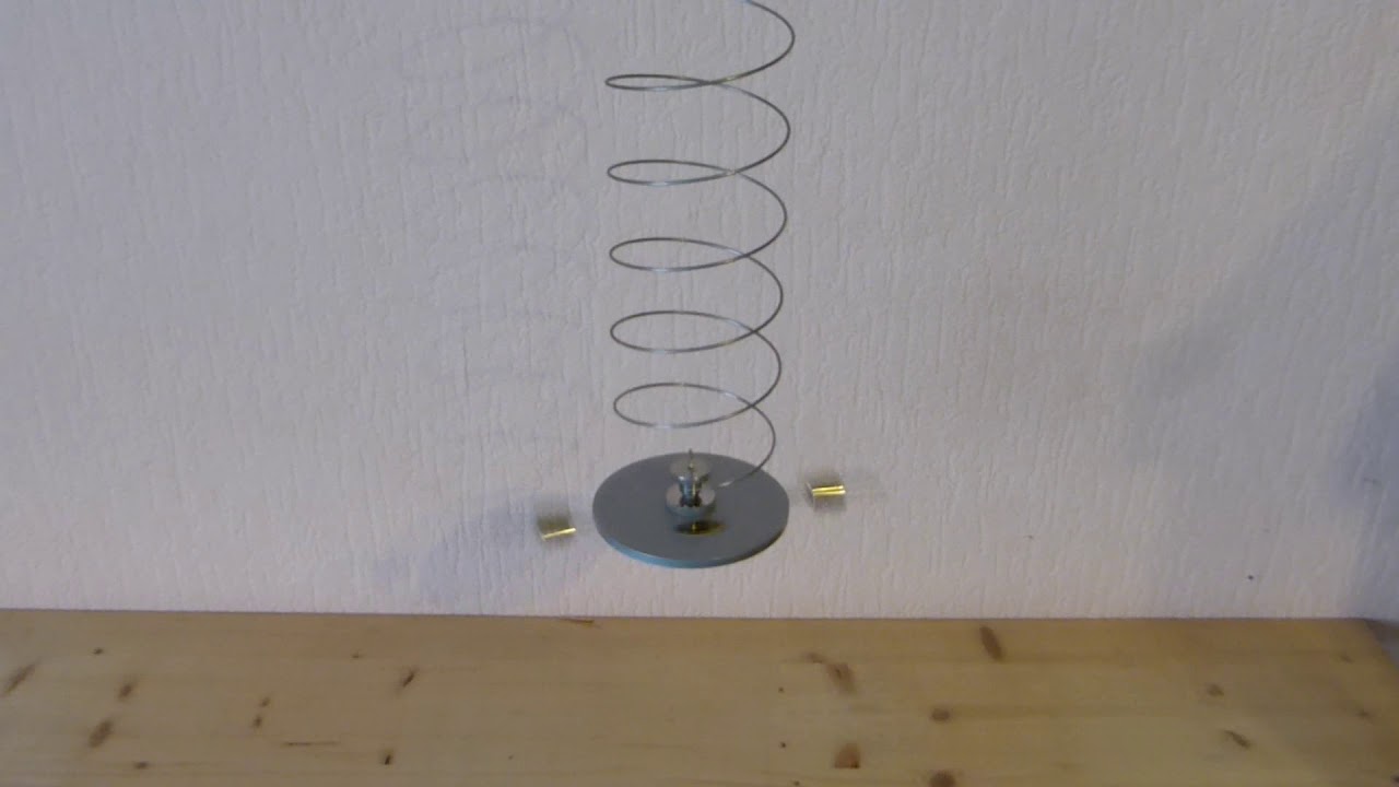 Wilberforce pendulum - YouTube