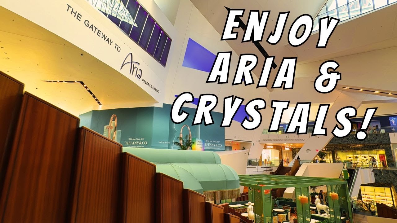 Las Vegas Resort Walkthrough at Aria Resort & Casino & Luxury Crystals ...