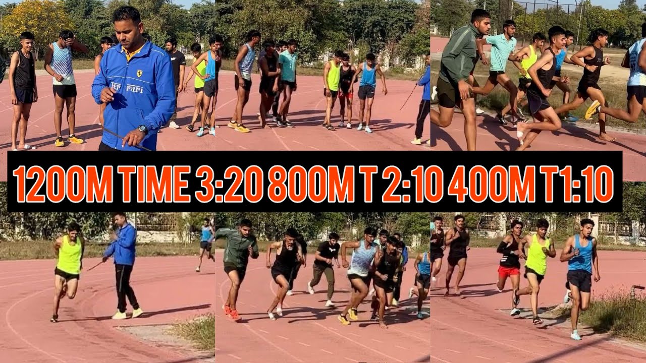 1200M RPF ARMY PHYSICAL TRAINING// PARA DEFENCE ACADEMY ROHTAK # ...
