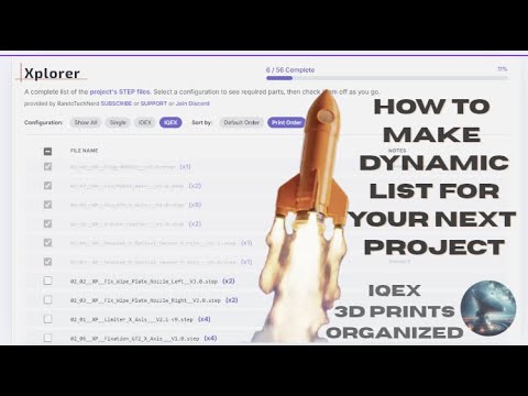 The Ultimate 3D Printed Parts List for the Formbot Xplorer (IDEX/IQEX ...