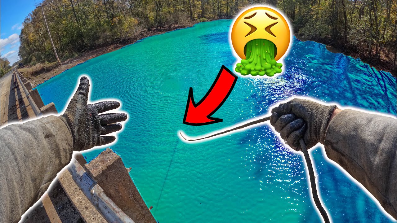 Magnet Fishing In The NASTIEST River - Giant Magnet Finds Hidden ...