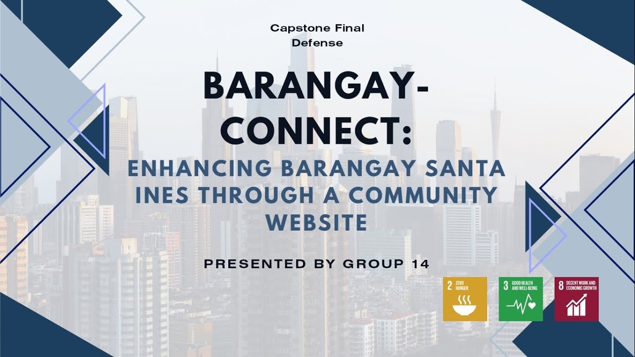 Barangay-Connect: Enhancing Barangay Santa Ines Through a Community Website - YouTube
