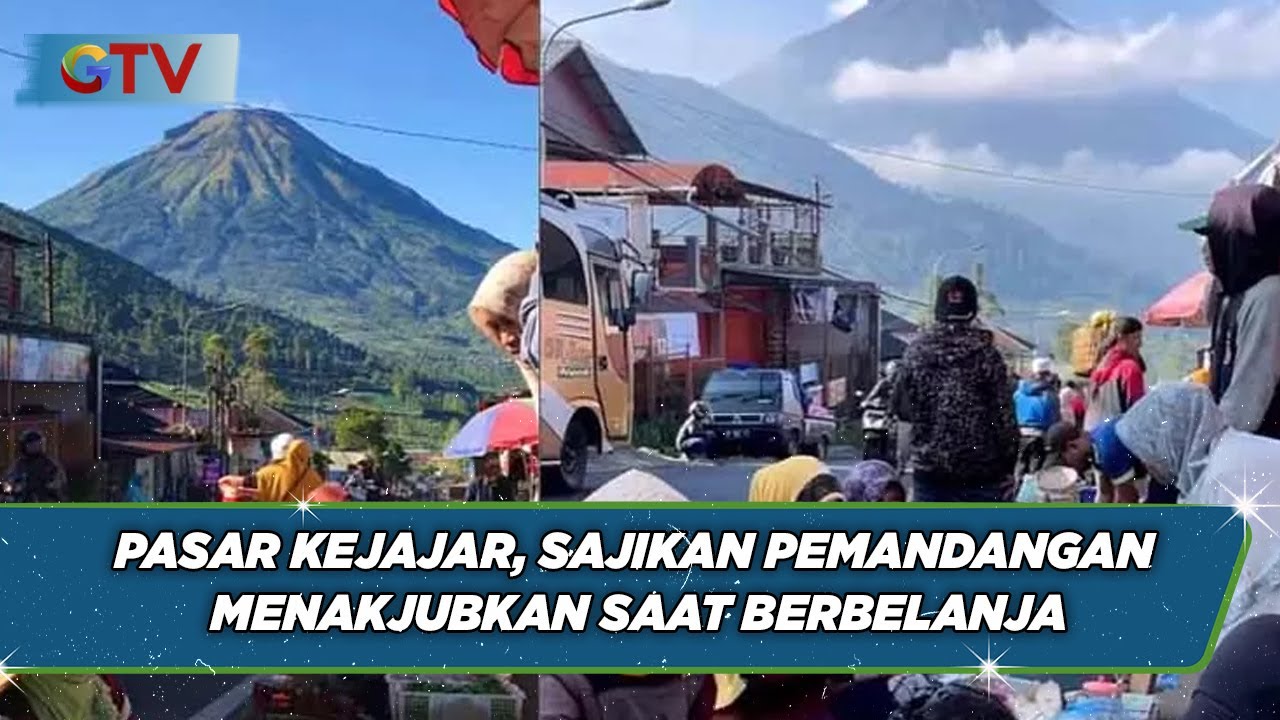 Pasar Kejajar, Pasar Tradisional Terindah di Indonesia dengan Latar ...