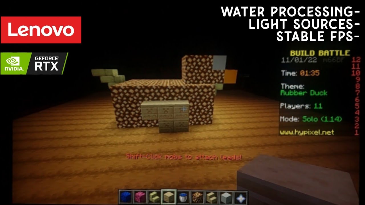 Lenovo IdeaPad Gaming 3 - Ryzen 7 6800H + RTX 3050 - Minecraft Test ...