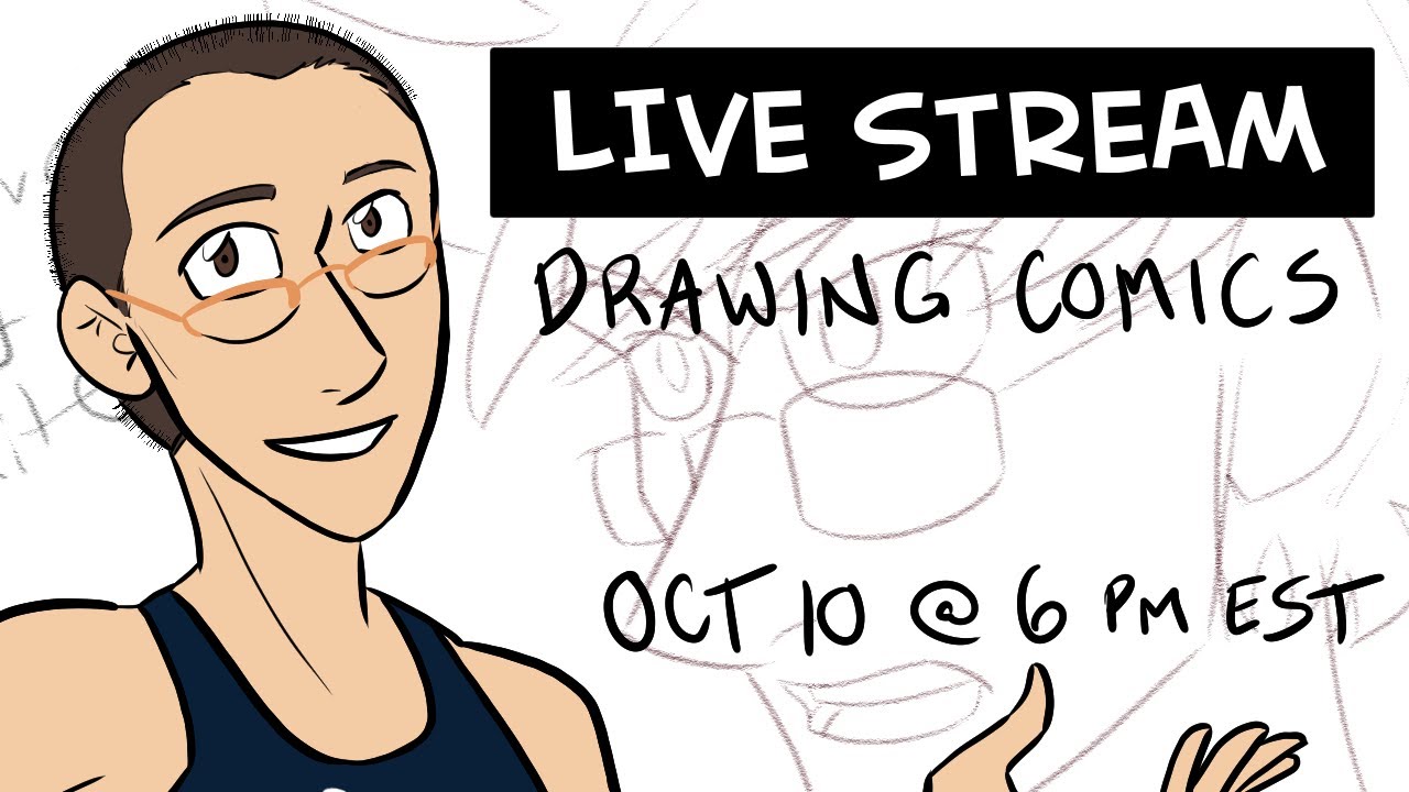 LIVE STREAM - Drawing Pirate Comics - YouTube