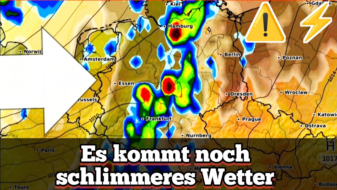 Wettervorhersage für die nächsten 3 Tage für Deutschland - YouTube