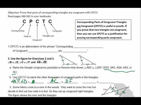 Geometry: CPCTC Help Video - YouTube
