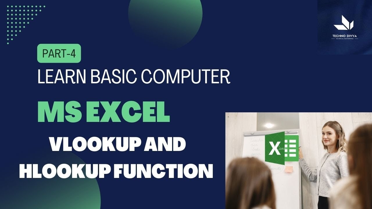 VLookup and HLookup Function in MS Excel || Part-4 || - YouTube