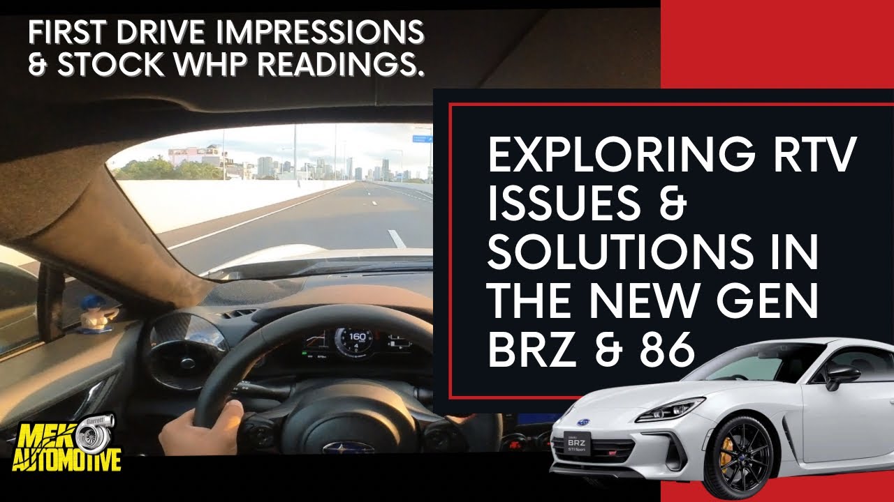 NEW GEN BRZ AND GR86 RTV ISSUE SUCKS! - THINGS TO DO BEFORE WE ADD ...
