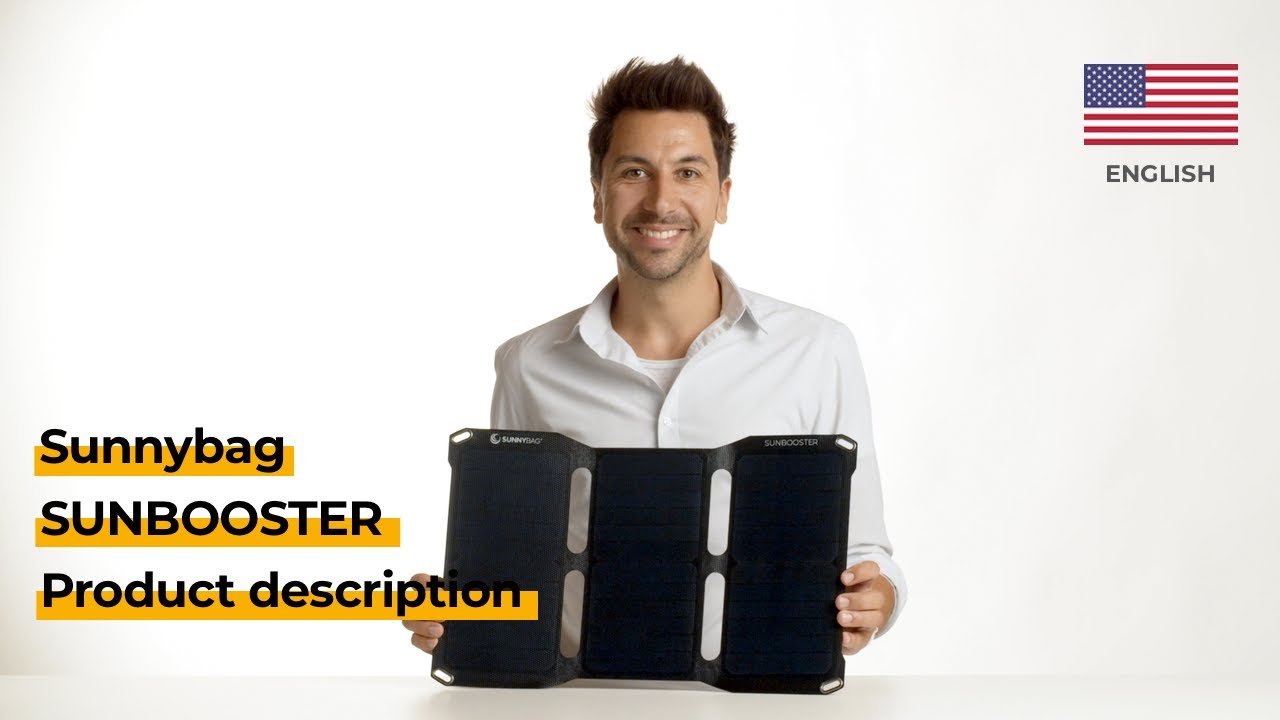 Sunnybag SUNBOOSTER solar charger - Product description - ENGLISH - YouTube