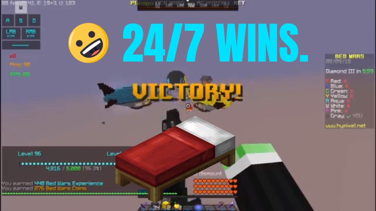 A VERY SATISFYING BEDWARS MONTAGE!! | Hypixel - Bedwars - YouTube