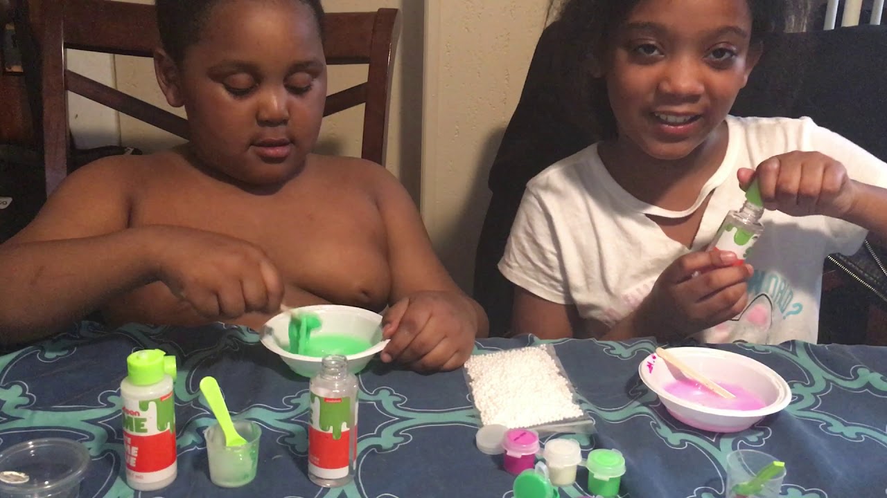 Slime day with Alex and jay - YouTube