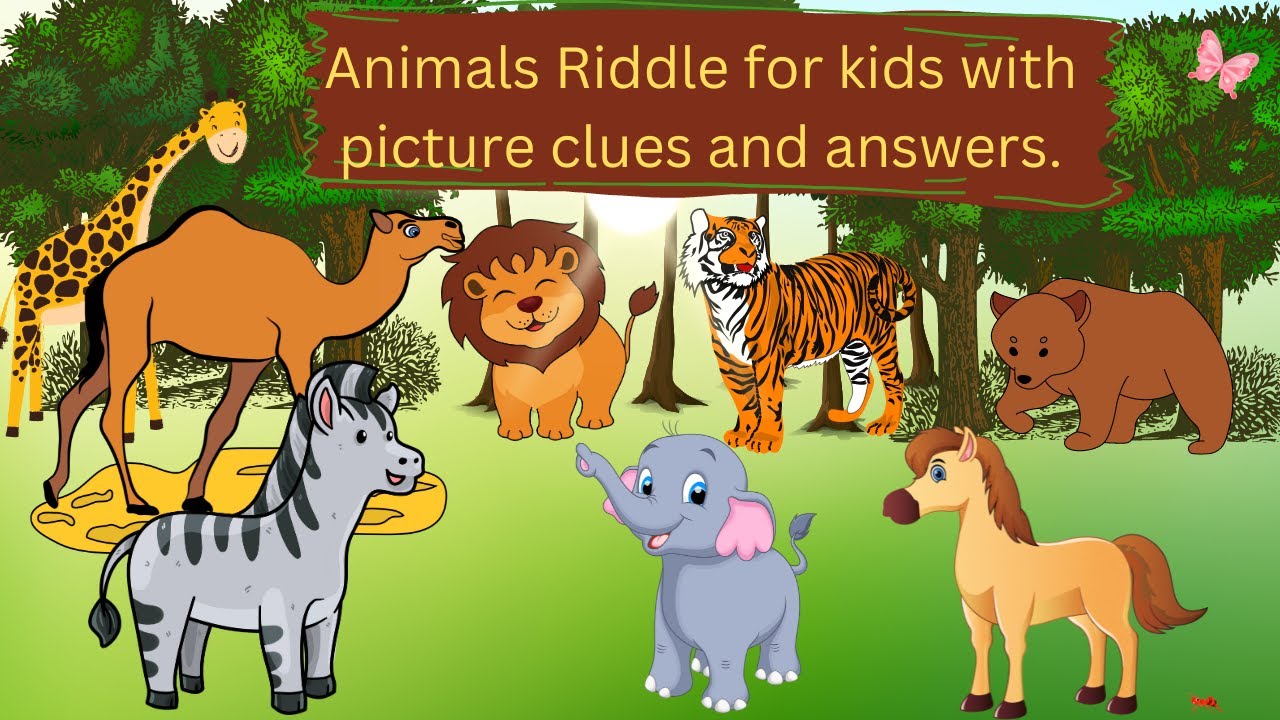 Who am I? II Animals Riddle for kids II English riddle with picture ...