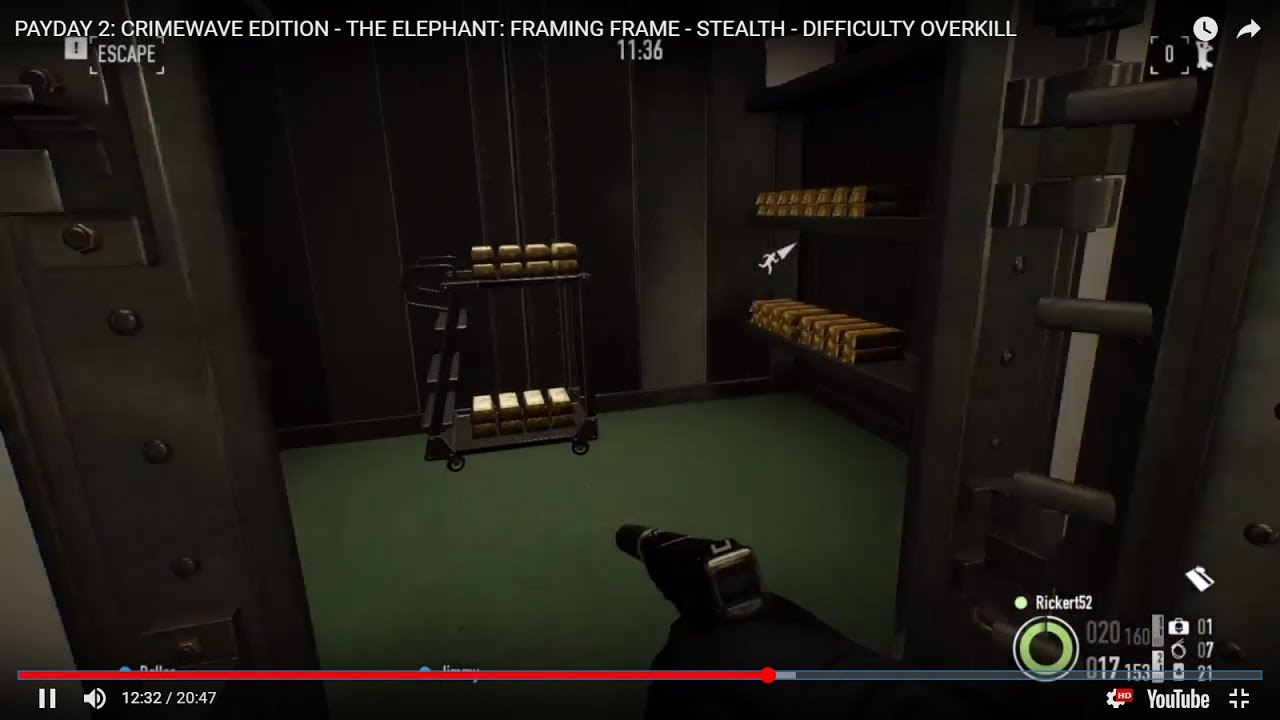 PAYDAY 2: CRIMEWAVE EDITION - THE ELEPHANT: FRAMING FRAME - STEALTH ...