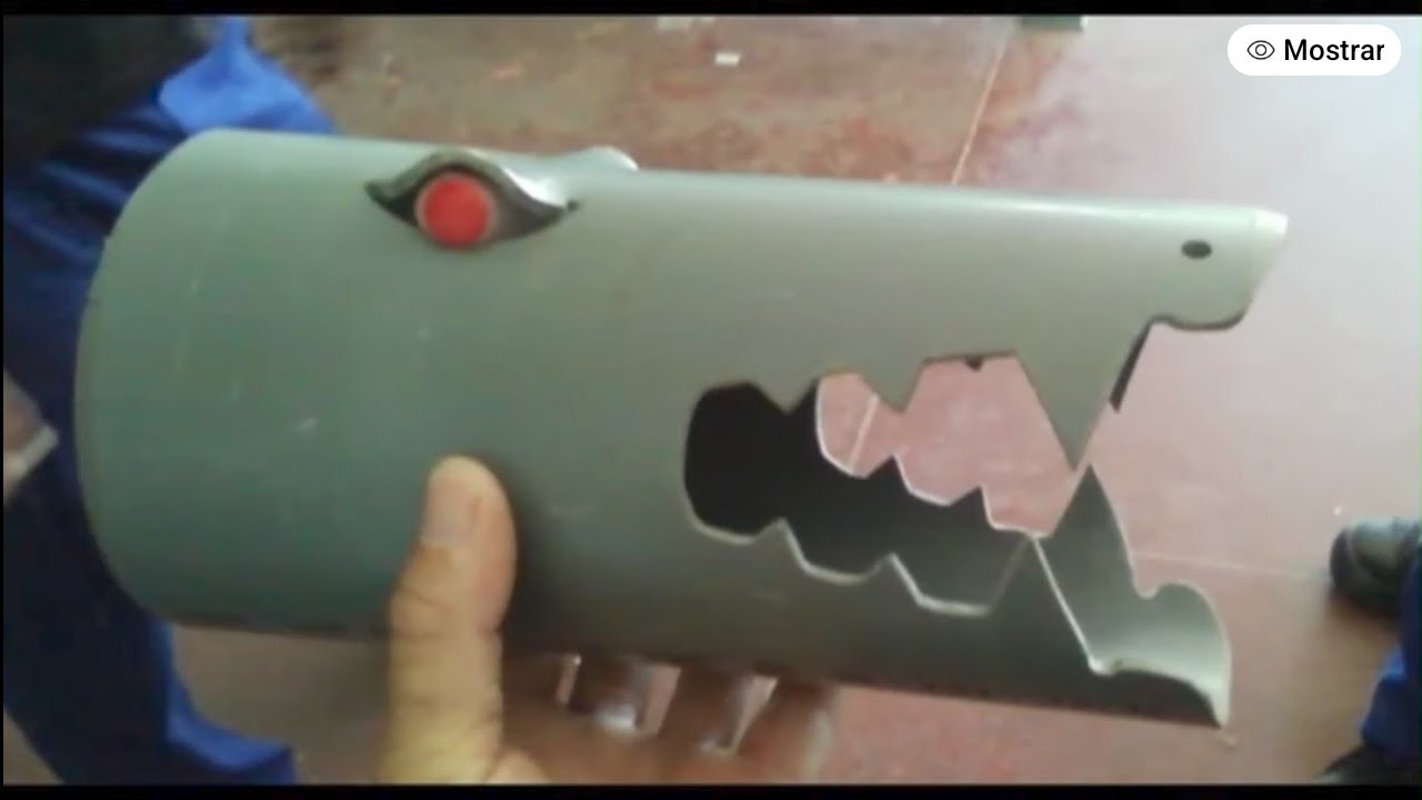 GARGOLA en PVC para desagüe de azotea - YouTube