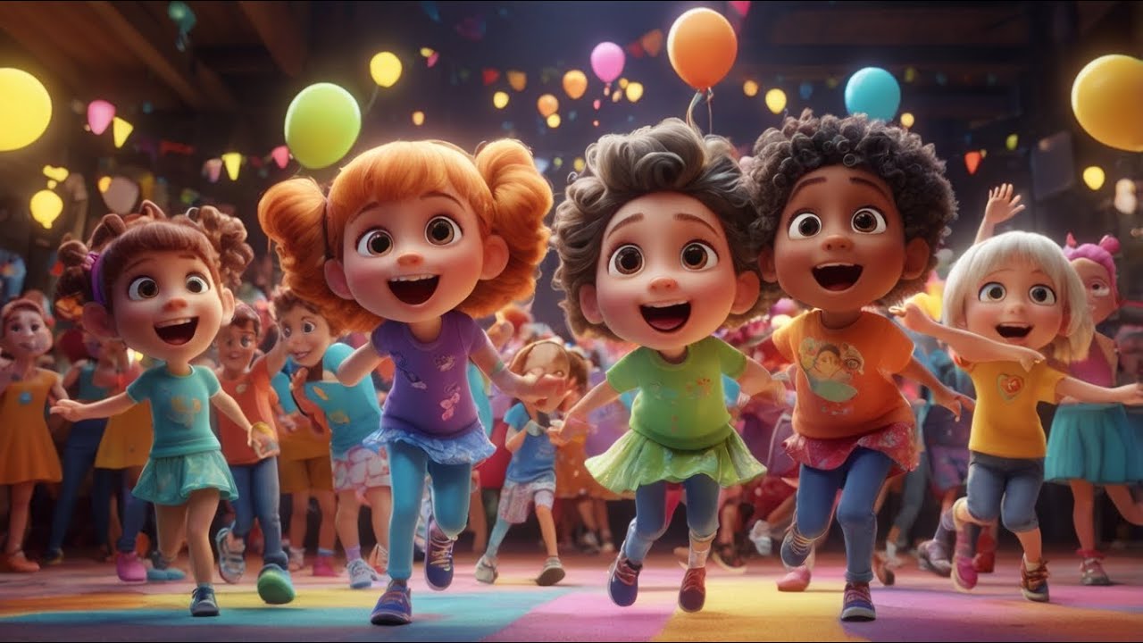 Let’s Party! 🎈 Fun Toddler Dance Song | Sing, Clap & Jump! - YouTube