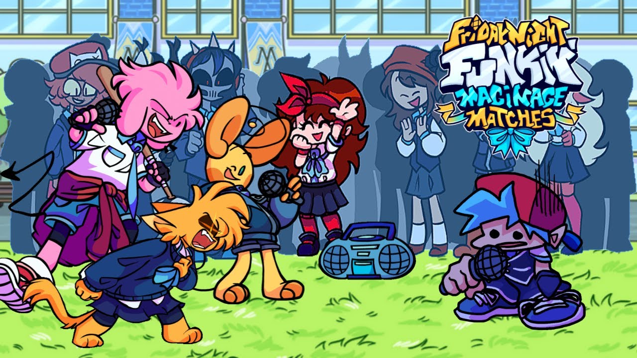 프나펑 매지니지 매치 / FNF - Maginage Matches - YouTube