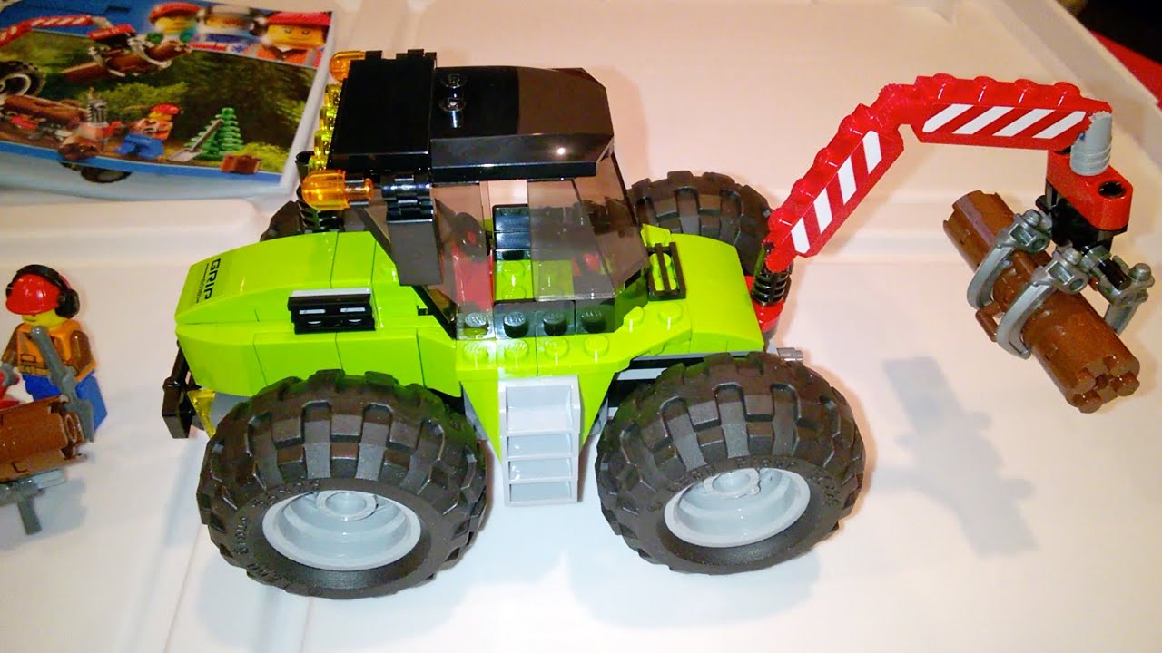Cute Lego City 60181 Forest Tractor 2018 Set Quick Look / Piece ...