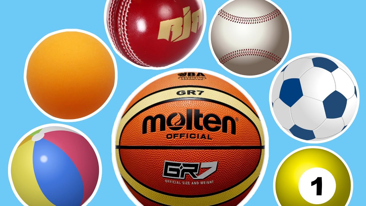 Sport Ball FOR ALL | EASY ENGLISH LEARN SPORTS BALLS | Toddler Learning ...