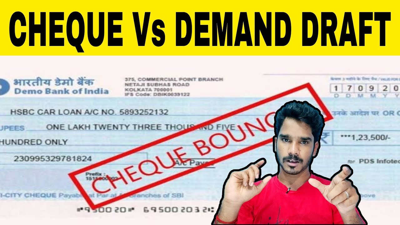 Difference Between Cheque And DD | Bank Doubts | Open Book - YouTube