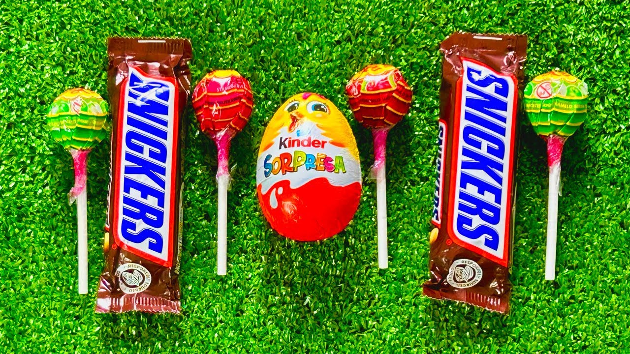 Satisfying Candy AND Chocolate | Kinder Surprise, Biskit Candy AND ...