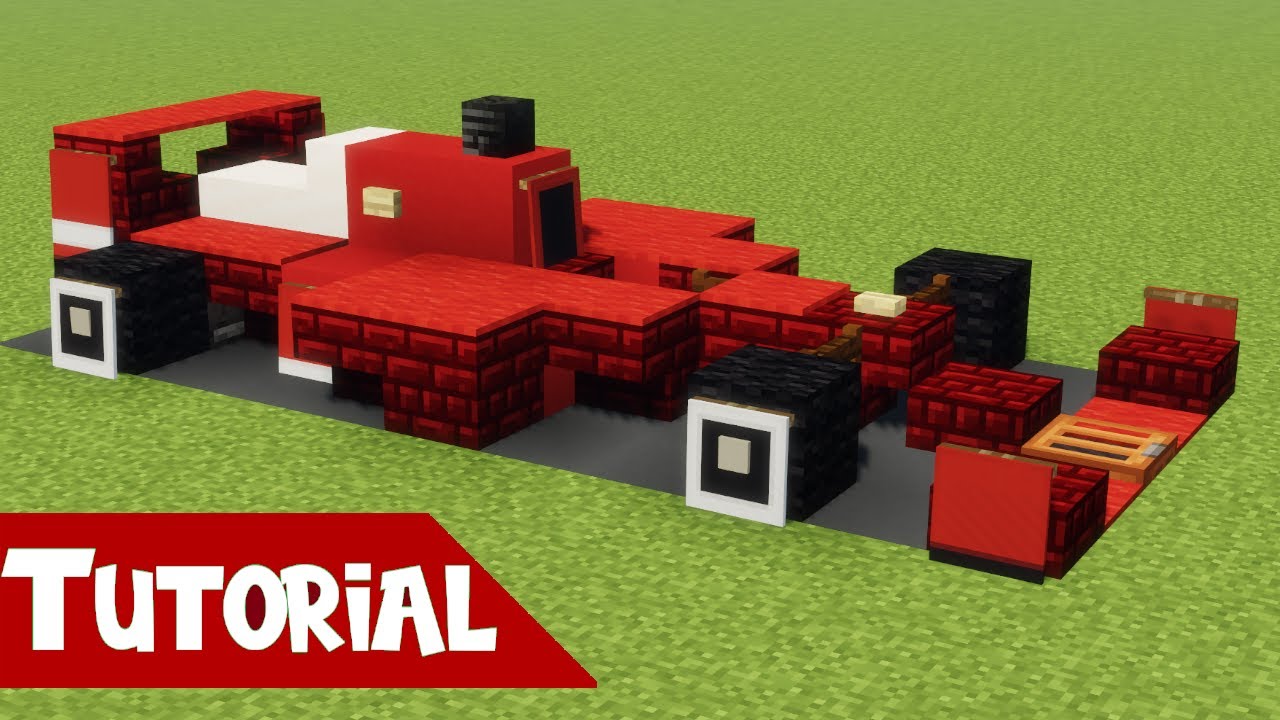 How To Build A Racer F1 In Minecraft! | Jak Zbudować Wyścigówkę F1 W ...