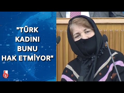 Meral Akşener'in kürsüye çıkardığı ev hanımı: Türk kadını bunları hak etmiyor!