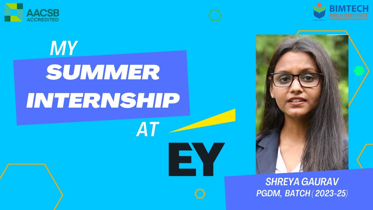 Shreya Gaurav | PGDM program's 2022-24 batch student | Summer ...