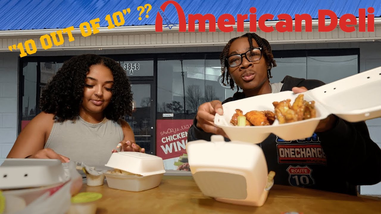 I TRIED AMERICAN DELI FOR THE FIRST TIME ! ( ATL TRIP DAY 1 ) ️ - YouTube