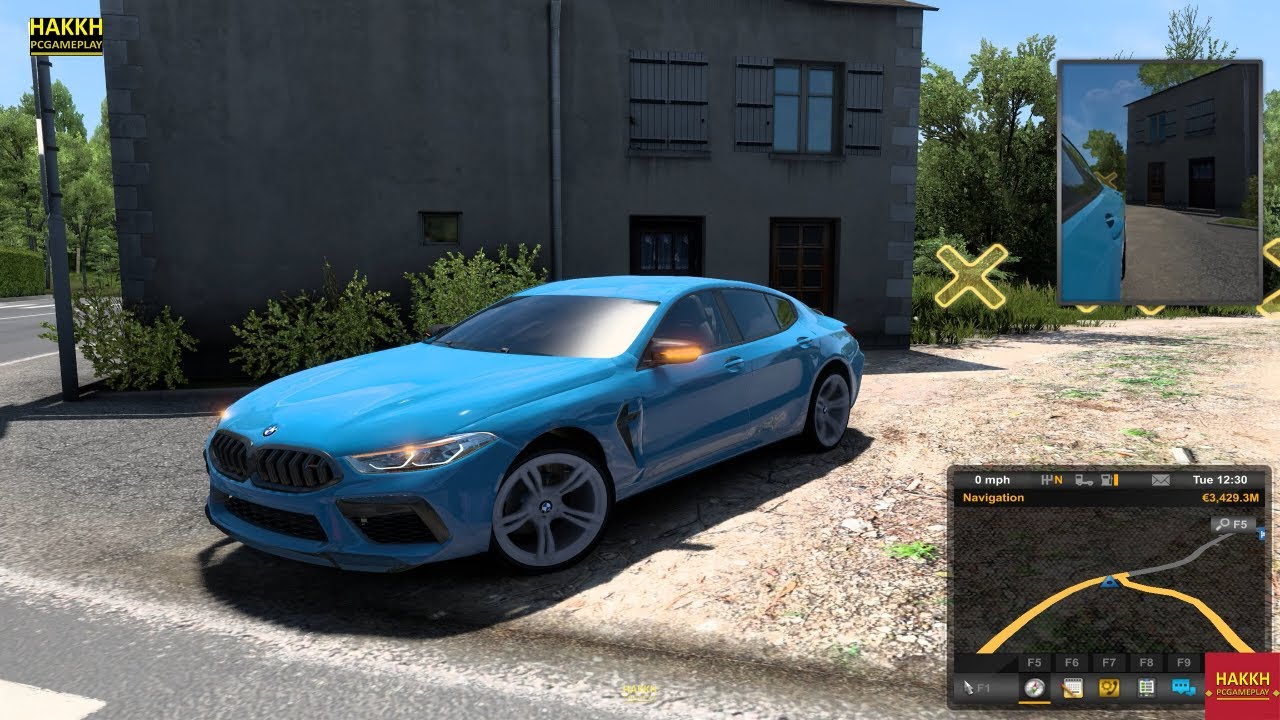 ETS2 1.47 Mods |Car Mod| - Forest Road Drive with BMW M8 G16 2022 Mod ...