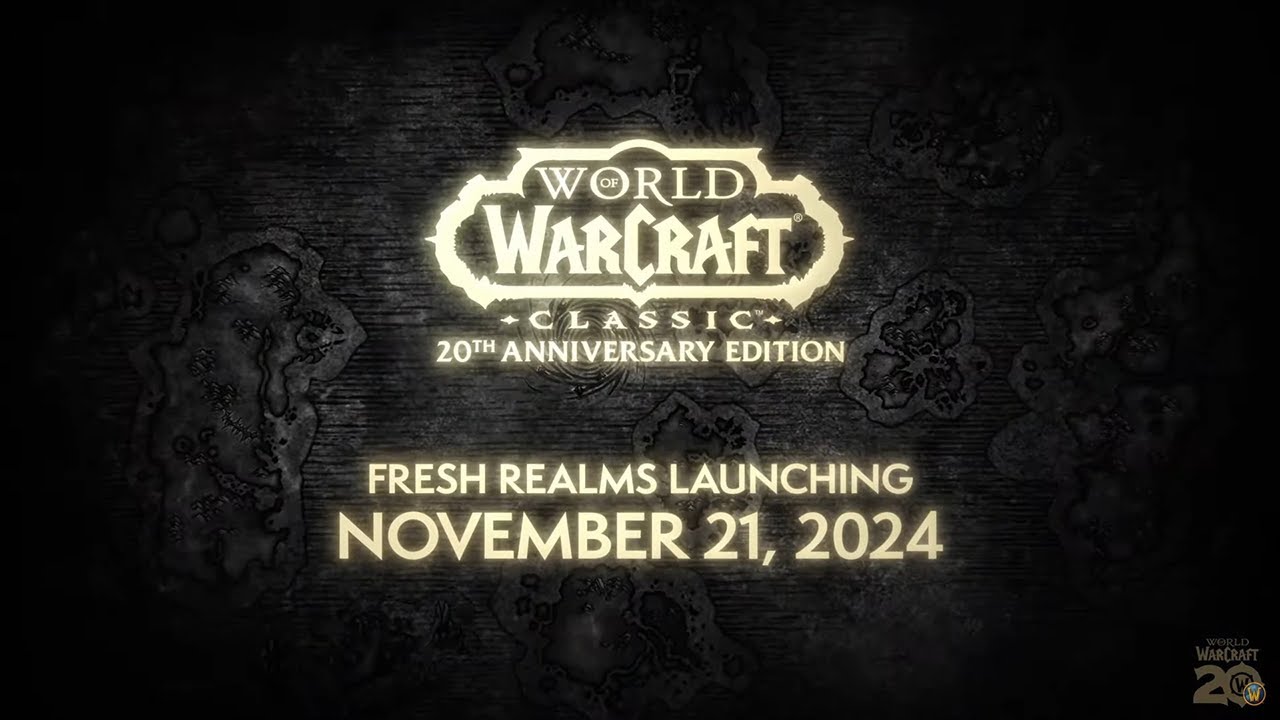 The Classic WoW Journey Starts HERE - Classic Wow 20th Anniversary ...