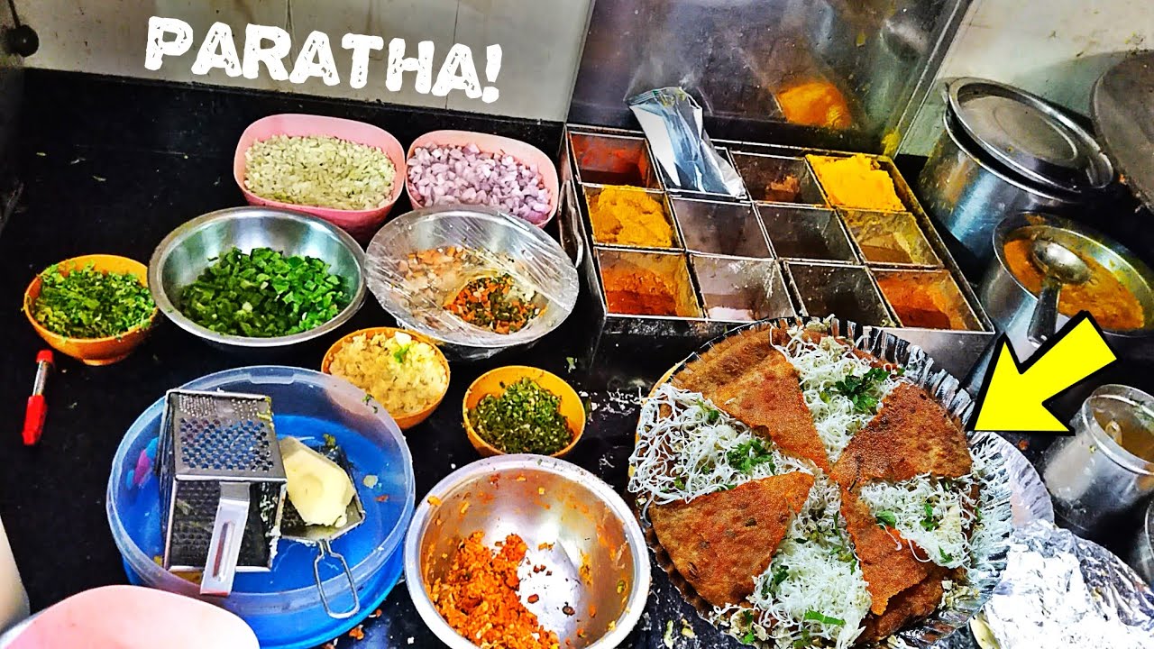 Unique Surati Cheese Paratha is better than pizza street food india ...