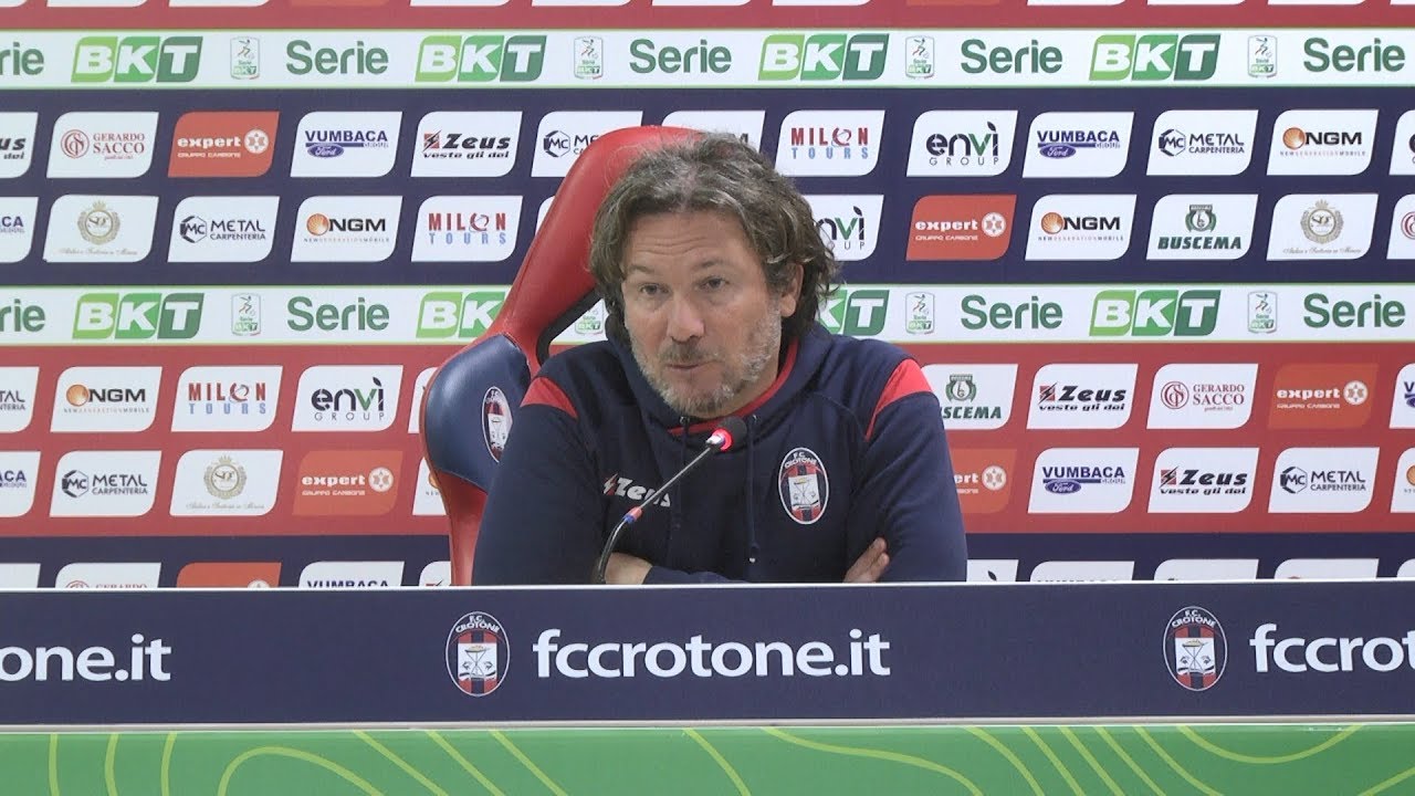 Post Perugia, mister Stroppa in conferenza - YouTube