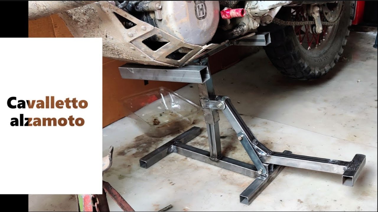 CAVALLETTO alzamoto centrale Fai da TE - YouTube