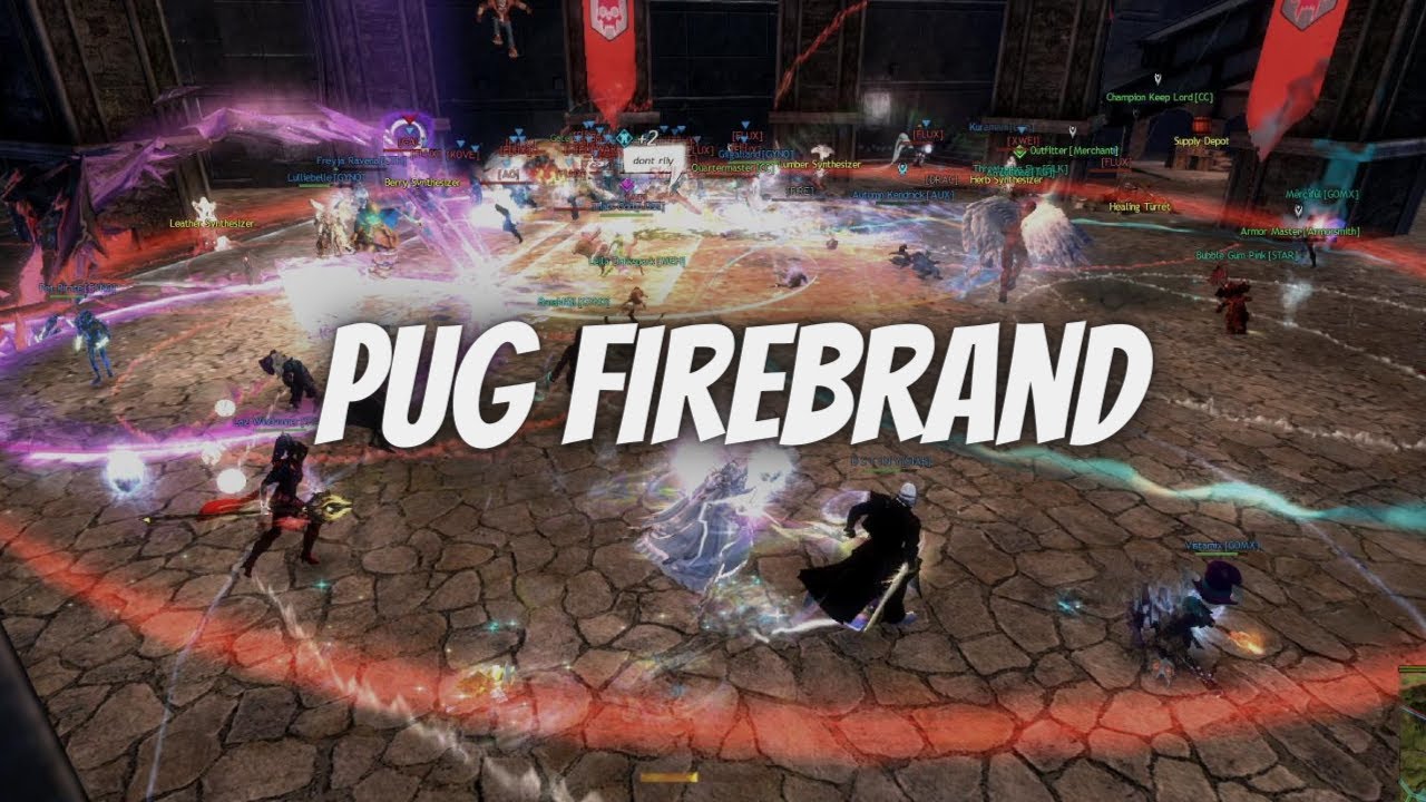 Epic Pug Firebrand Zerging Defending EBG Keep in Guild Wars 2 WvW! 2023 ...