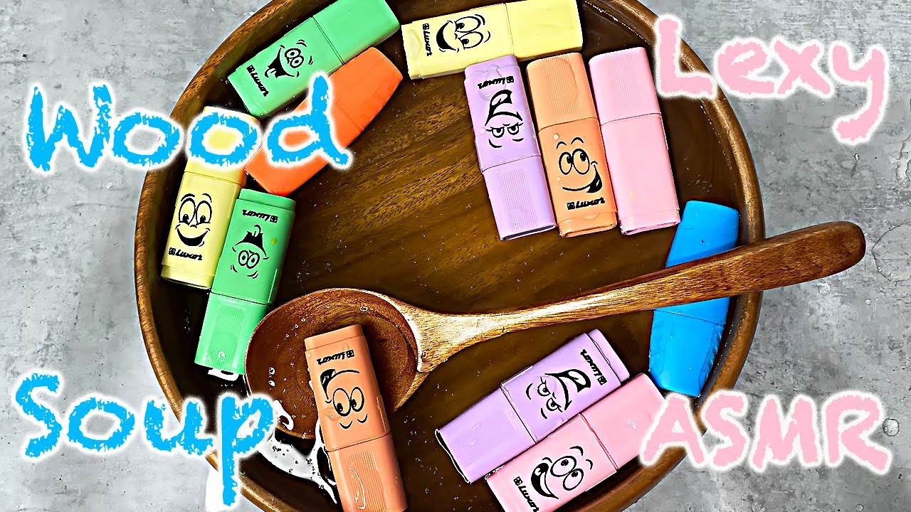 🌈 ORIGINAL ASMR - Wood soup ASMR 🥣 Sounds for relaxation and meditation ...