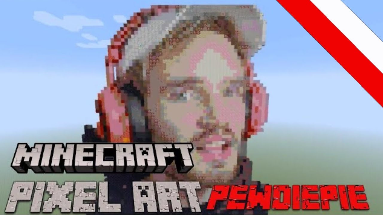 Pewdiepie Minecraft Pixel Art