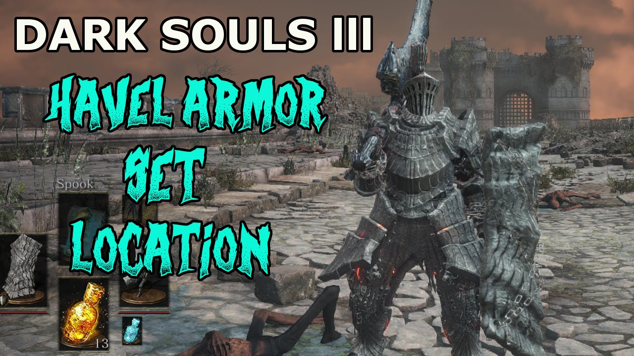 Dark Souls 3 - Havel's Armor Set, Weapon and Greatshield Location - YouTube