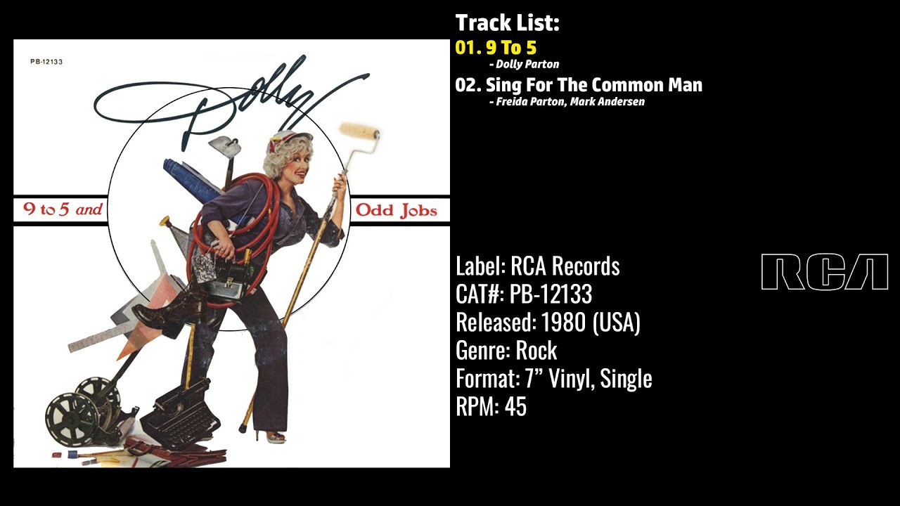 Dolly Parton – 9 To 5 (Full Record) – 1980 – CAT.# – PB-12133 - YouTube
