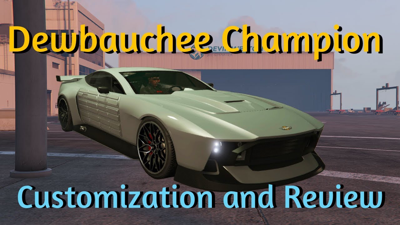 Dewbauchee Champion Customization and Review. GTA Online - YouTube