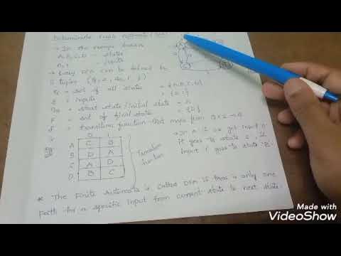 FINITE AUTOMATA (Compiler Design) - YouTube