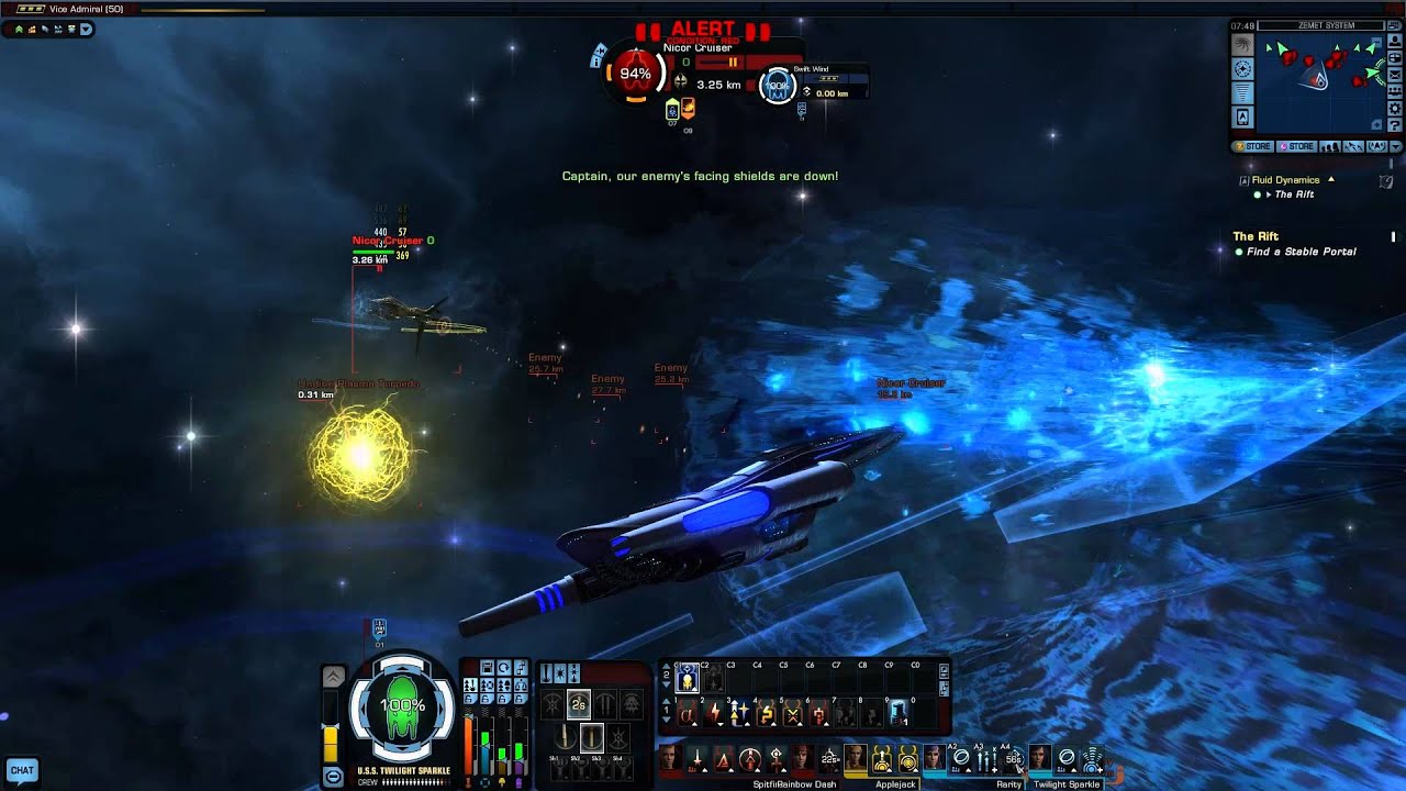 Star Trek Online - Solanae Dyson Science Destroyers Preview - YouTube