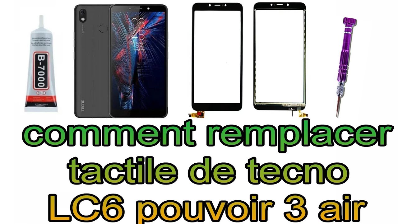 changer tactile de tecno LC6 pouvoir 3 air - YouTube
