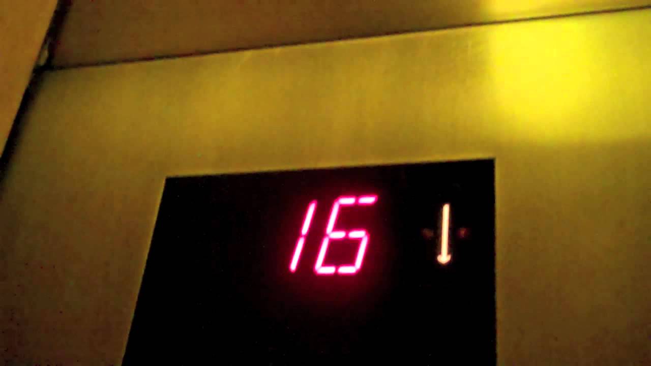 Awesome OTIS Elevonic 411 Traction Elevators-Marriott Hotel Hartford/Connecticut Convention ...