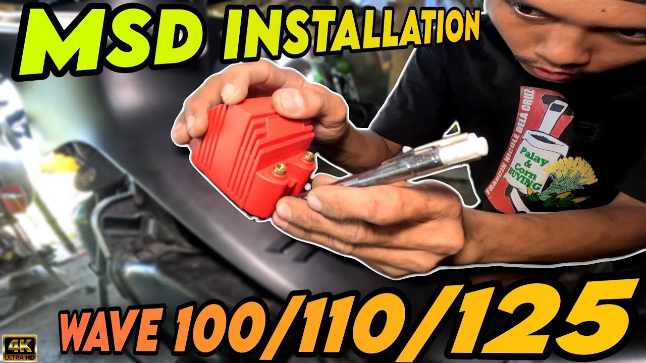 PAANO MAG INSTALL NG MSD IGNITION COIL BLASTER SA HONDA WAVE 100/125 ...