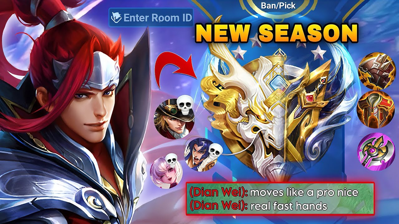 NEW SEASON! UNKILLABLE HAN XIN JUNGLE CARRYING DARK SYSTEM TEAMMATES ...