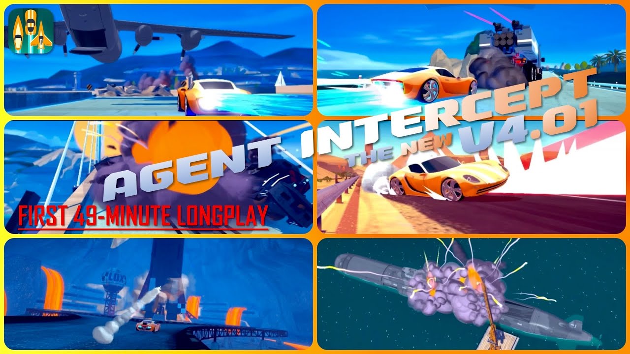 Agent Intercept V4.01 (iOS) | First 49-min Gameplay & All Side Missions ...
