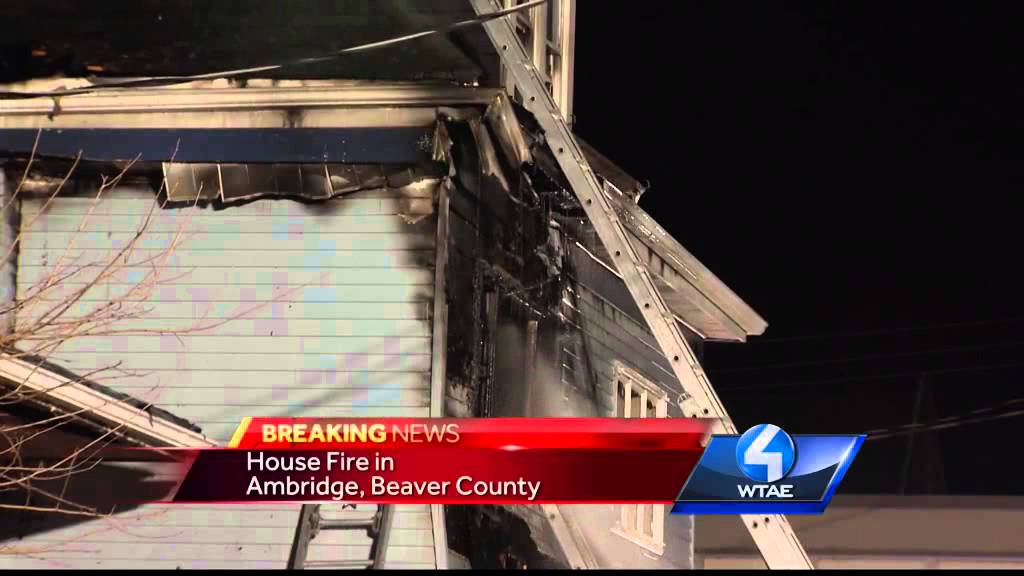 House fire in Ambridge - YouTube