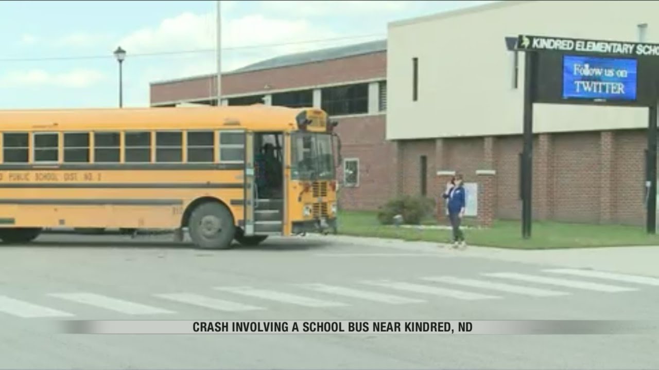 UPDATE: One Person Hurt in Crash Involving Kindred School Bus & 3 Semis ...